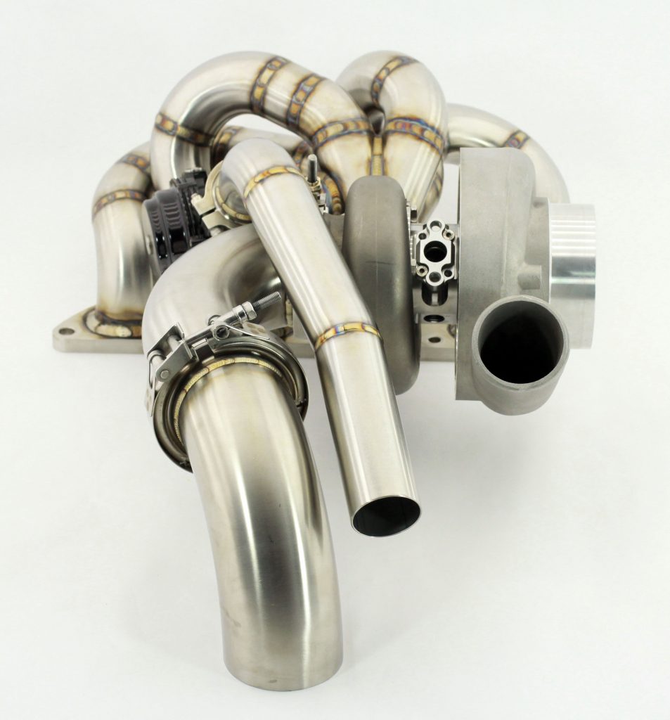 Evo: Large Runner V-band Manifold and Hot Parts – Morrison Fabrications