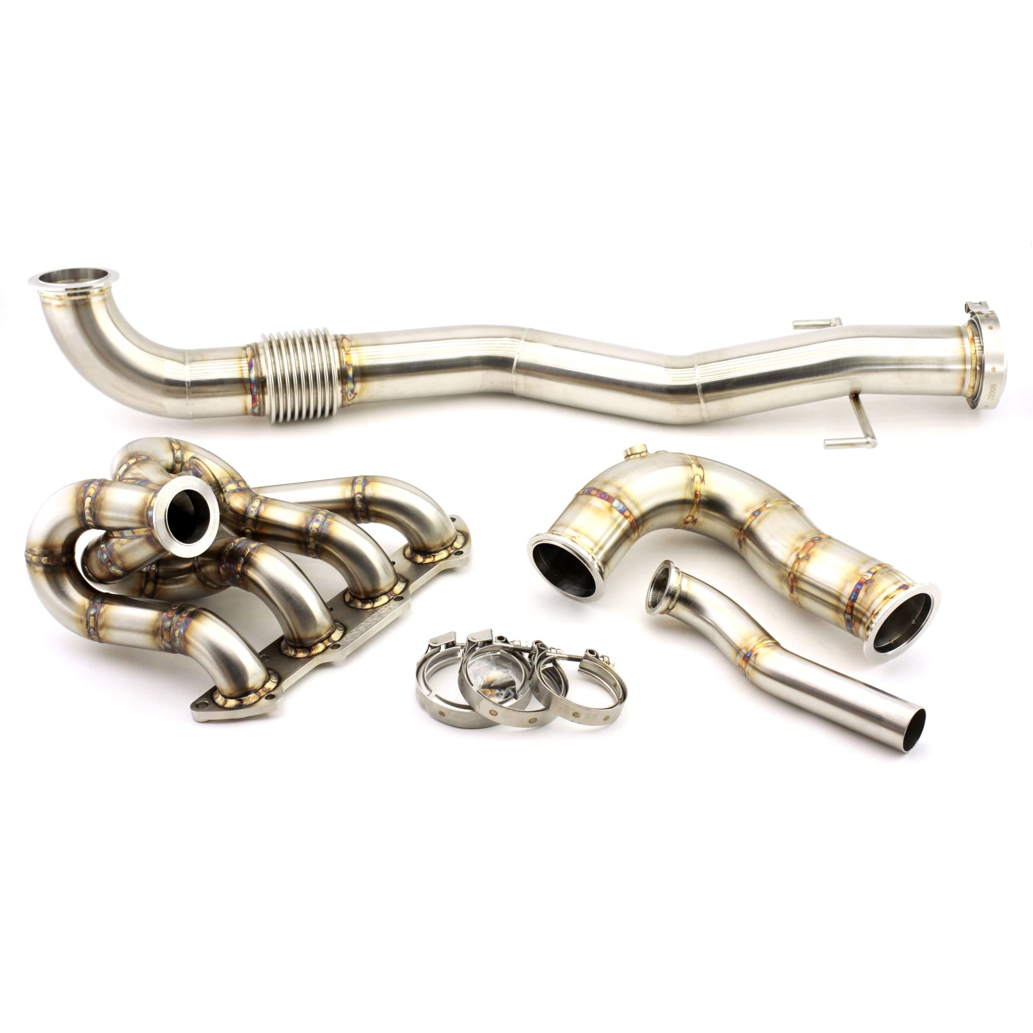 Evo: Top Mount V-band Manifold and Hot Parts – Morrison Fabrications